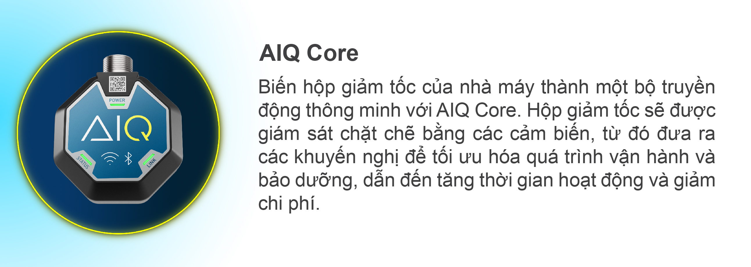 FLENDER AIQ - GIẢI PHÁP TRUYỀN ĐỘNG CƠ KHÍ THÔNG MINH